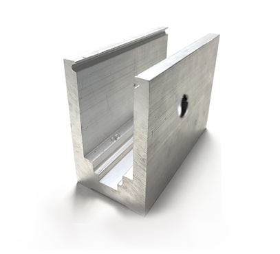 Wall Mount Aluminum Glass Channel Slim -LED