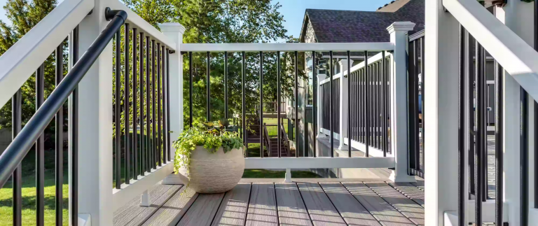 What are the railing parts of a railing system called?